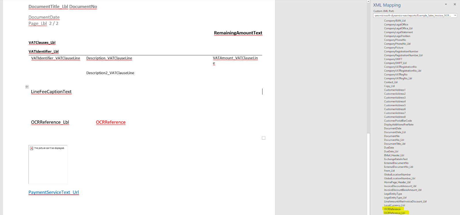 Using the OCR reference interface